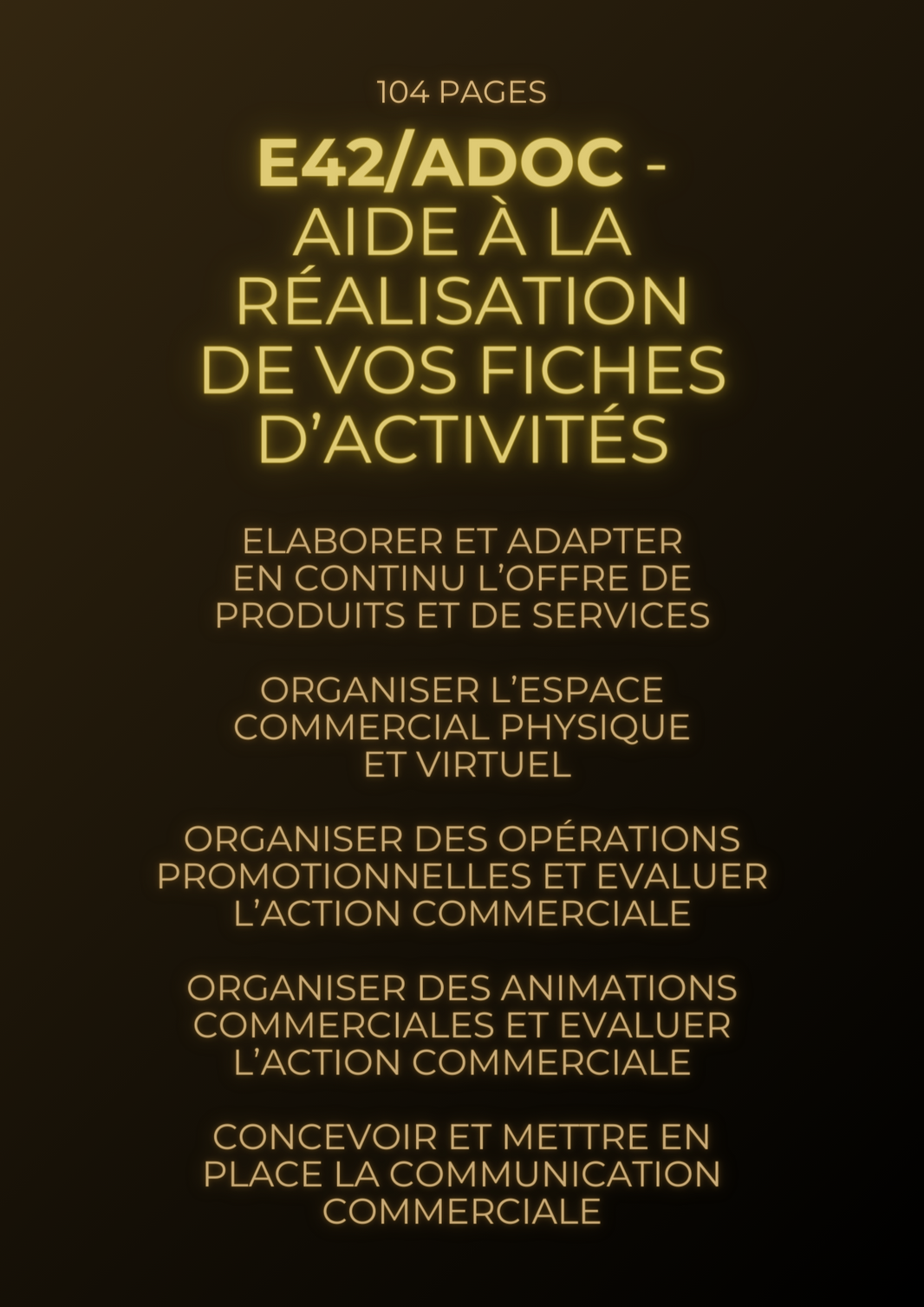 COMPTE RENDUS FICHES D'ACTIVITÉS - E41 E42 DOSSIERS ADOC ET DRCV – FICHES BTS MCO : AIDE ...